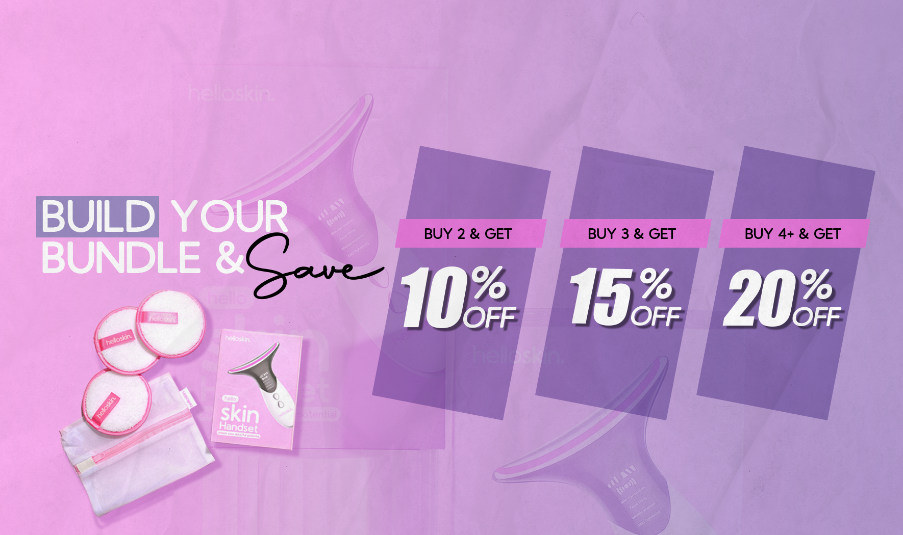 Hello Skin Handset & Original Makeup Removers, Hello Skin Official ...